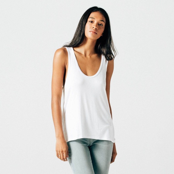 Tops | New Modal Tank In White | Poshmark